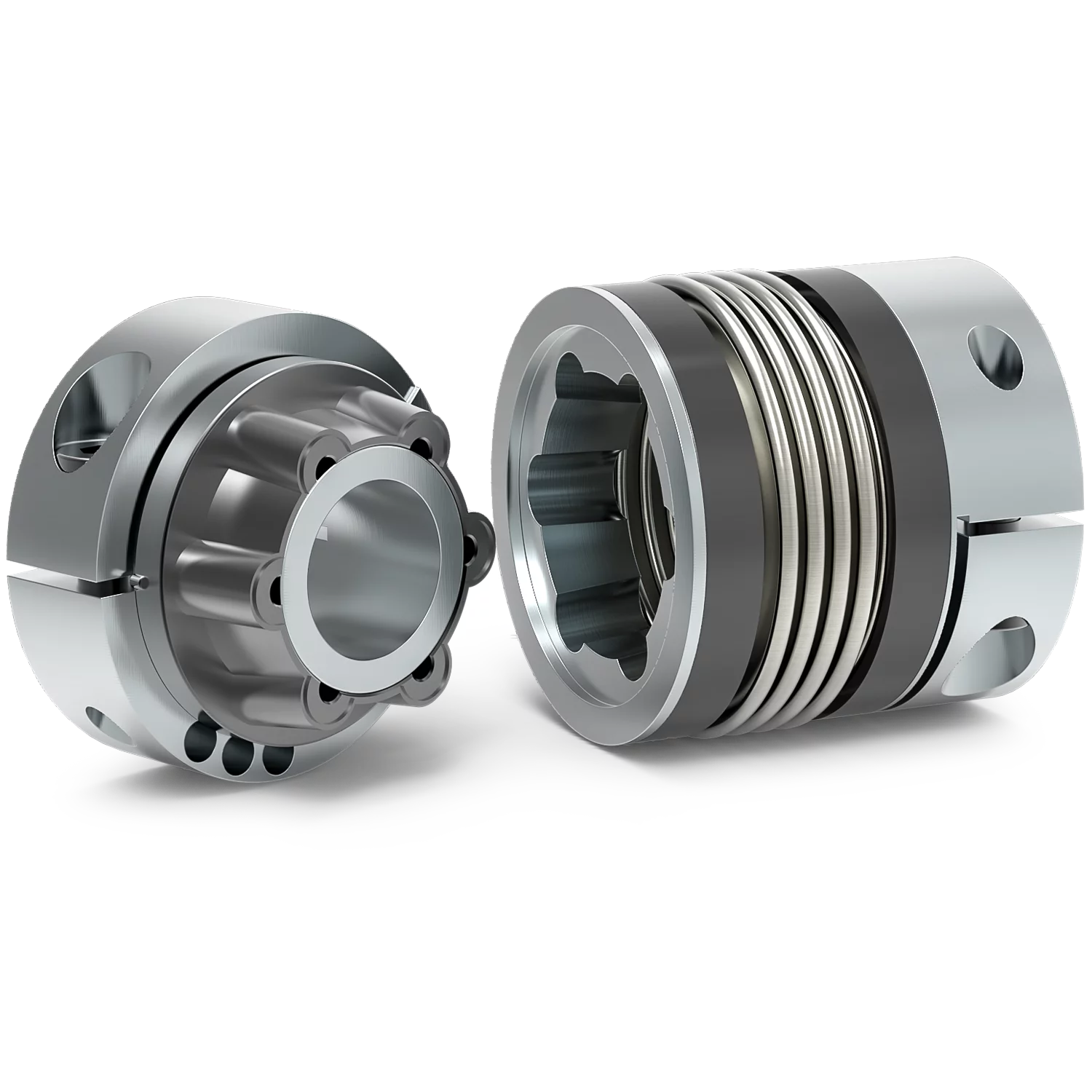 Bellows coupling with tapered press-fit connection - RR Fisher