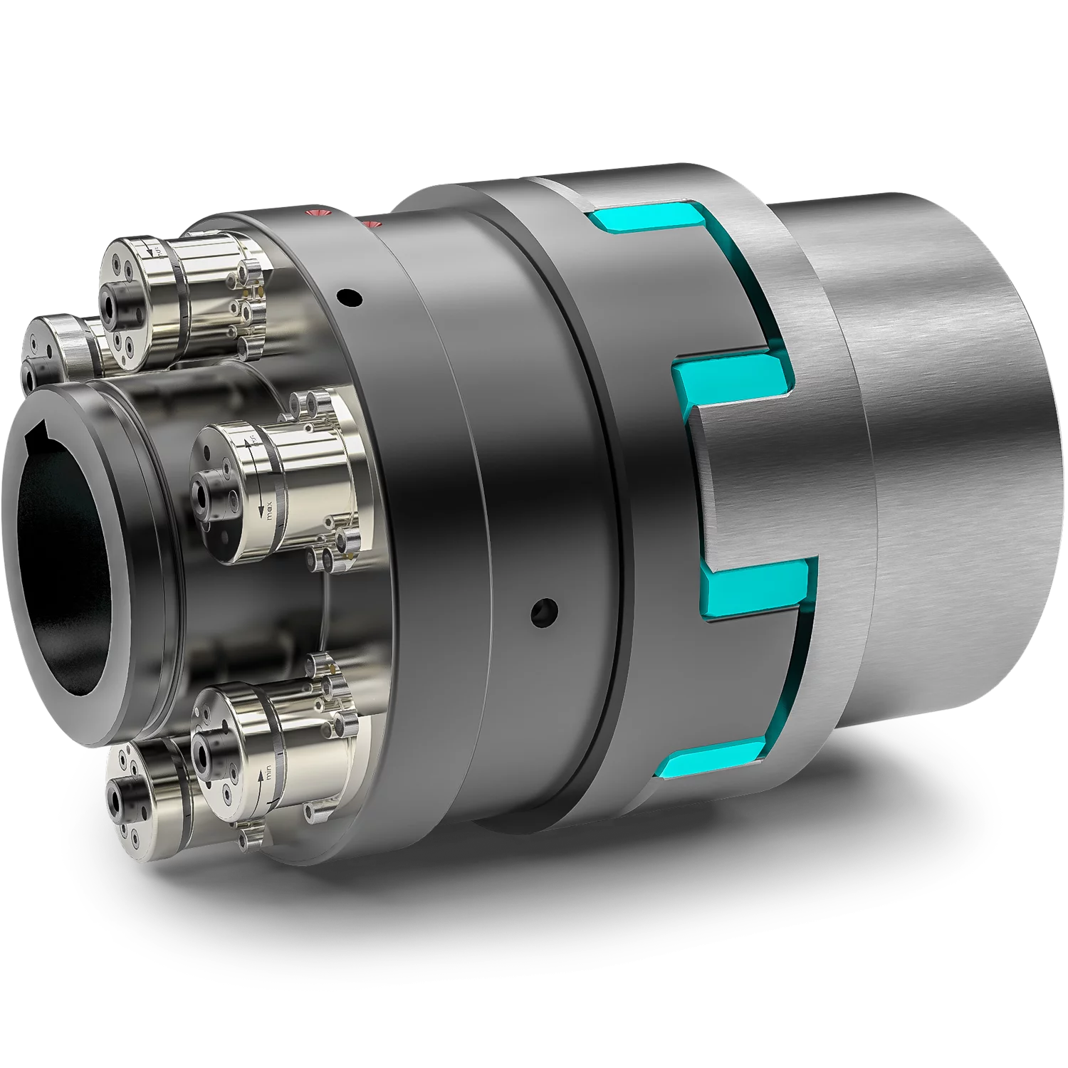 Safety coupling with precision elastomer coupling - RR Fisher