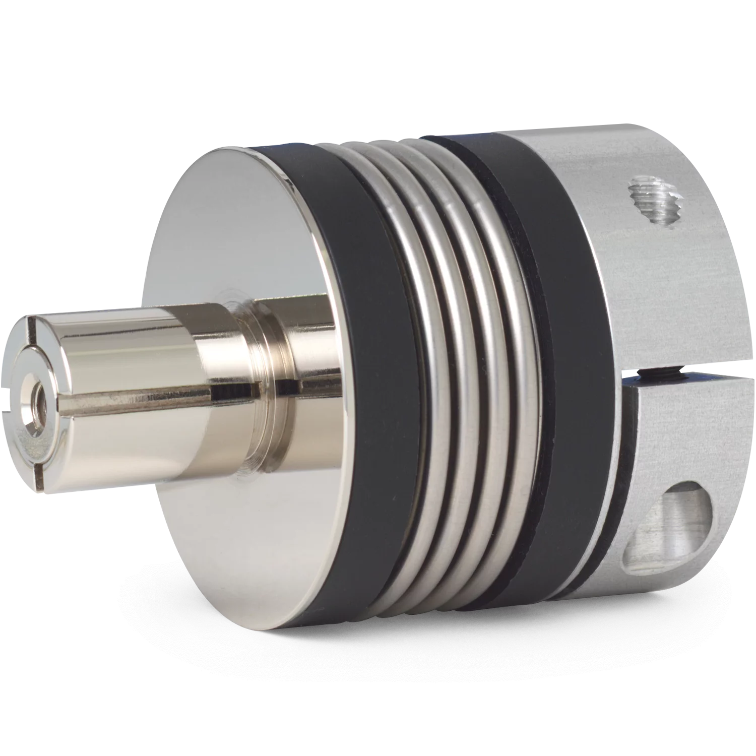 Bellows coupling with expanding shaft - RR Fisher