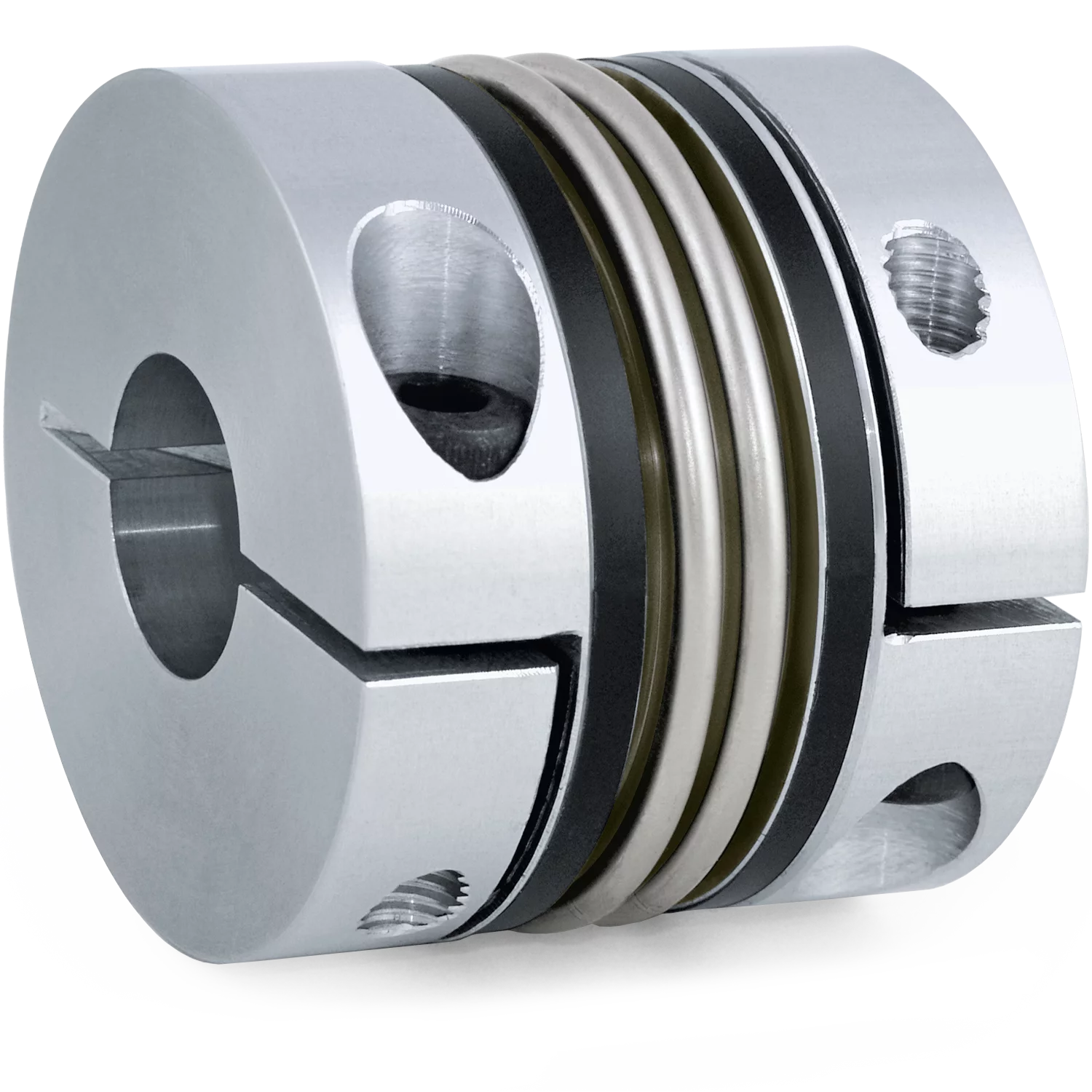 Bellows coupling with ultra high torsional stiffness and clamping hub ...